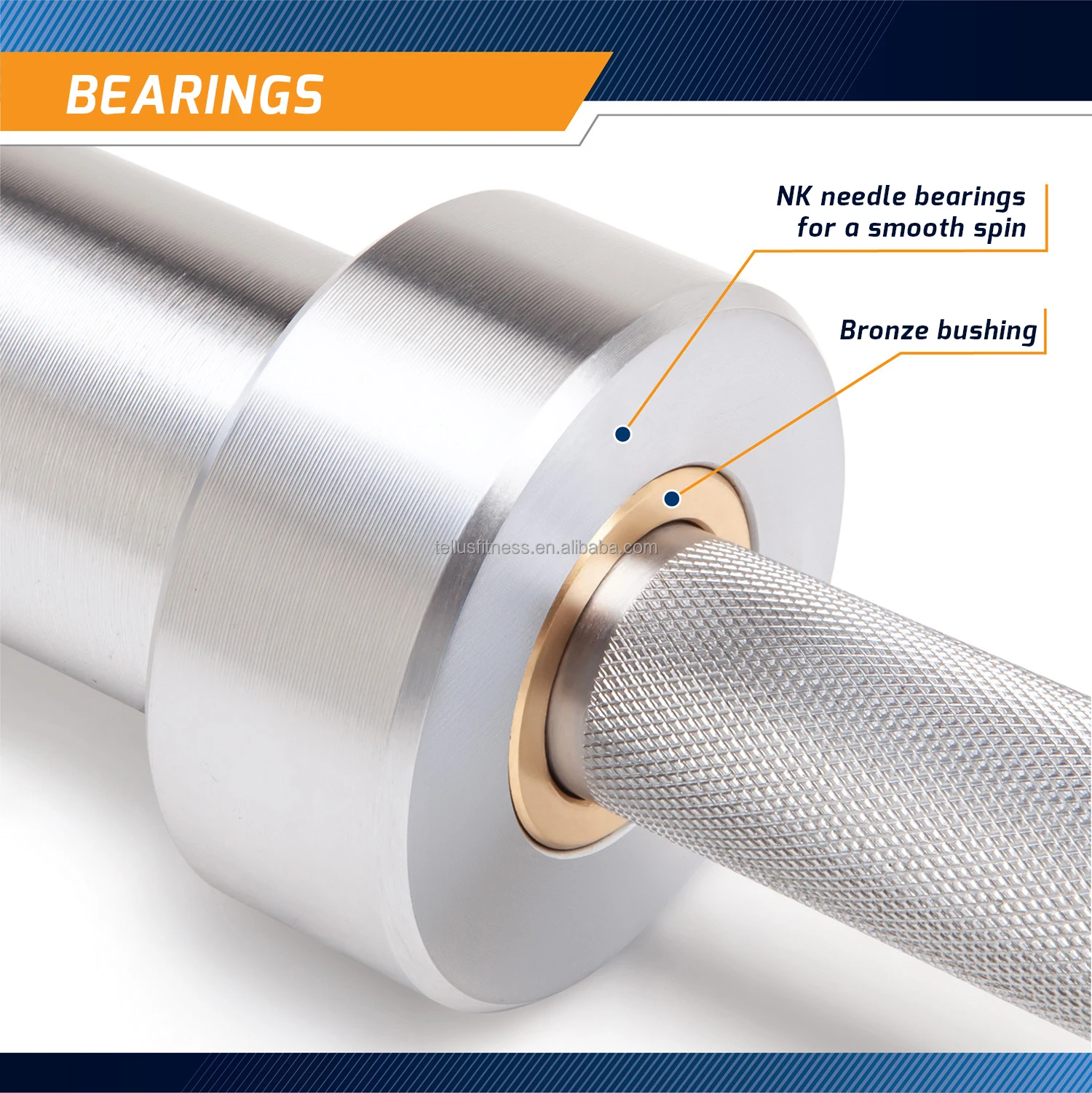 Gym Equipment 2.2m Weightlifting Barra Olimpica Gym Barbell Weight Bar ...