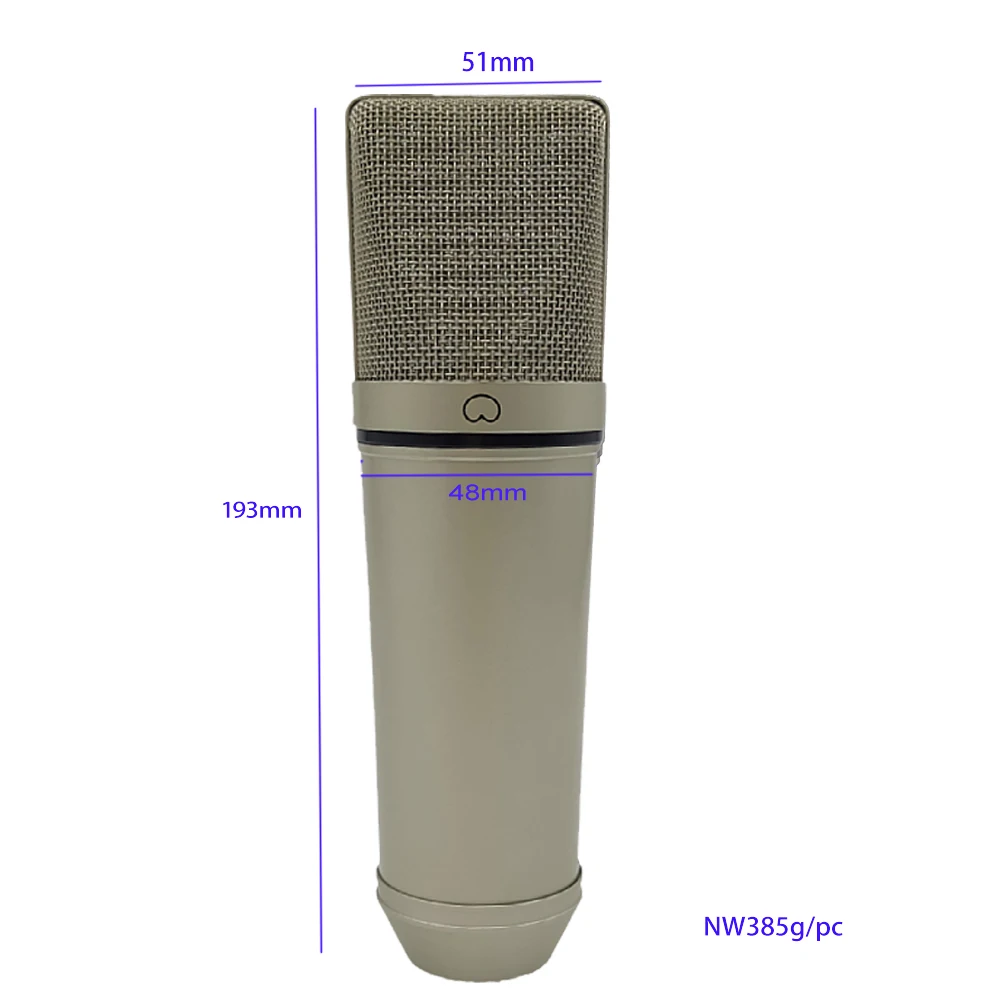 Microphone Basket Microphone Body Silver Color Mic Cover Repair ...