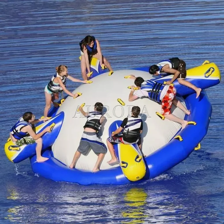 Inflatable Disco Boat Inflatable Water Rocket UFO for Water Park Games ...