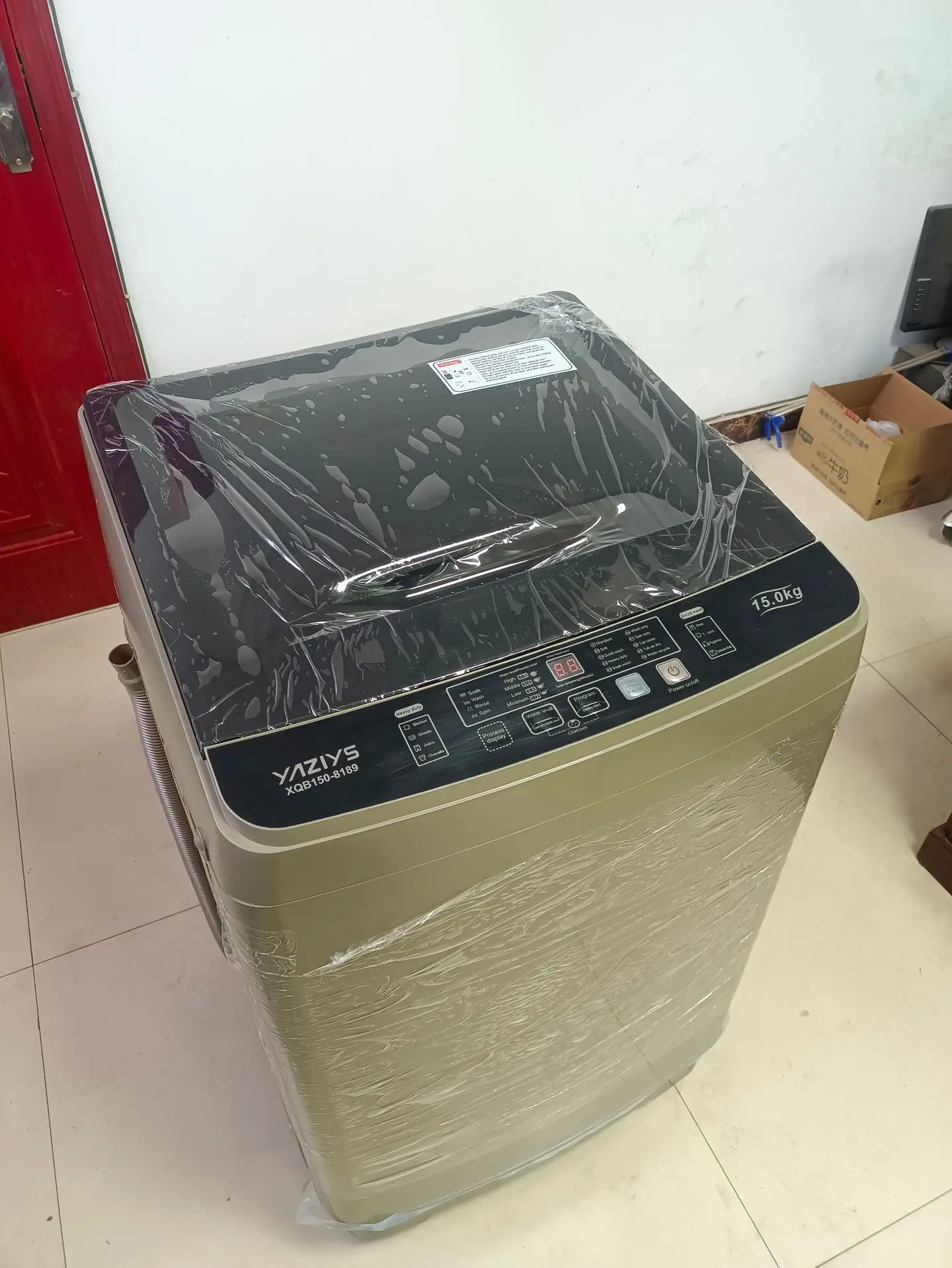 15kg All-in-one Anti-winding Automatic Washing Machine With Top-load ...