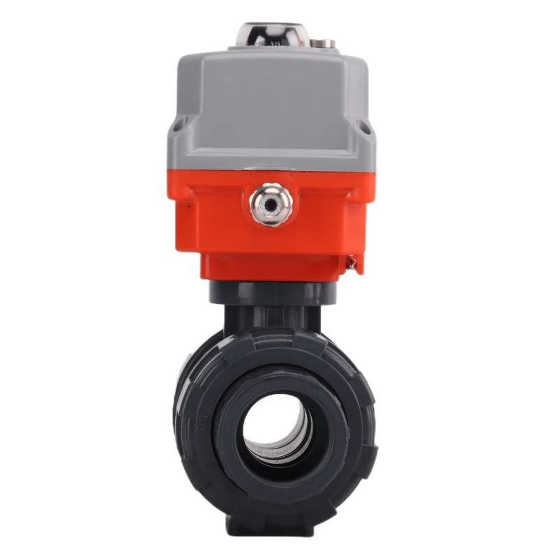 Upvc 3-way Water Ball Valve 4-20ma Electric Actuated Modulating Type ...