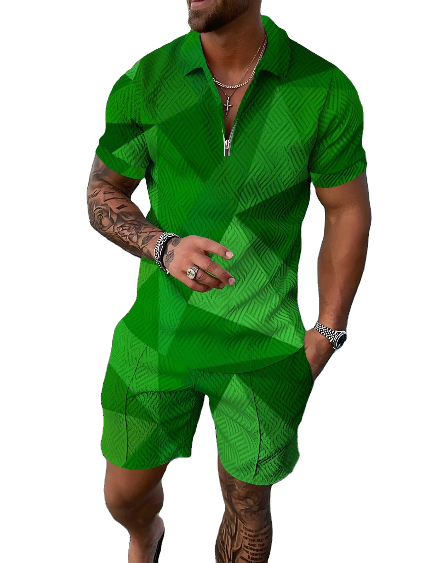 Design Your Own New Zip Up Unisex Summer Set Men Jersey And Short ...