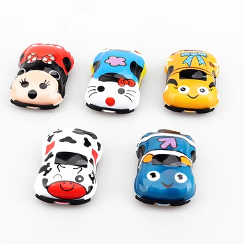 Popular Cartoon Pull Back Toy Car Plastic Spring Power Catapult Toys ...