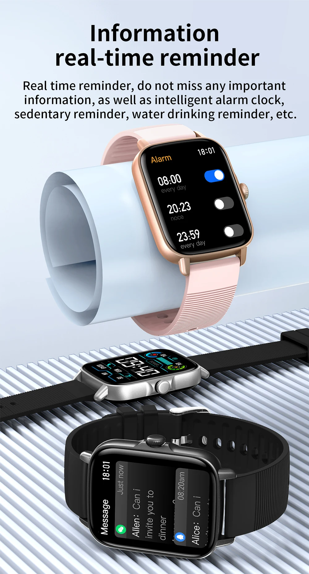 Colmi P30 Smartwatch 2023 Heart Rate Sport Fitness Ip67 Waterproof ...