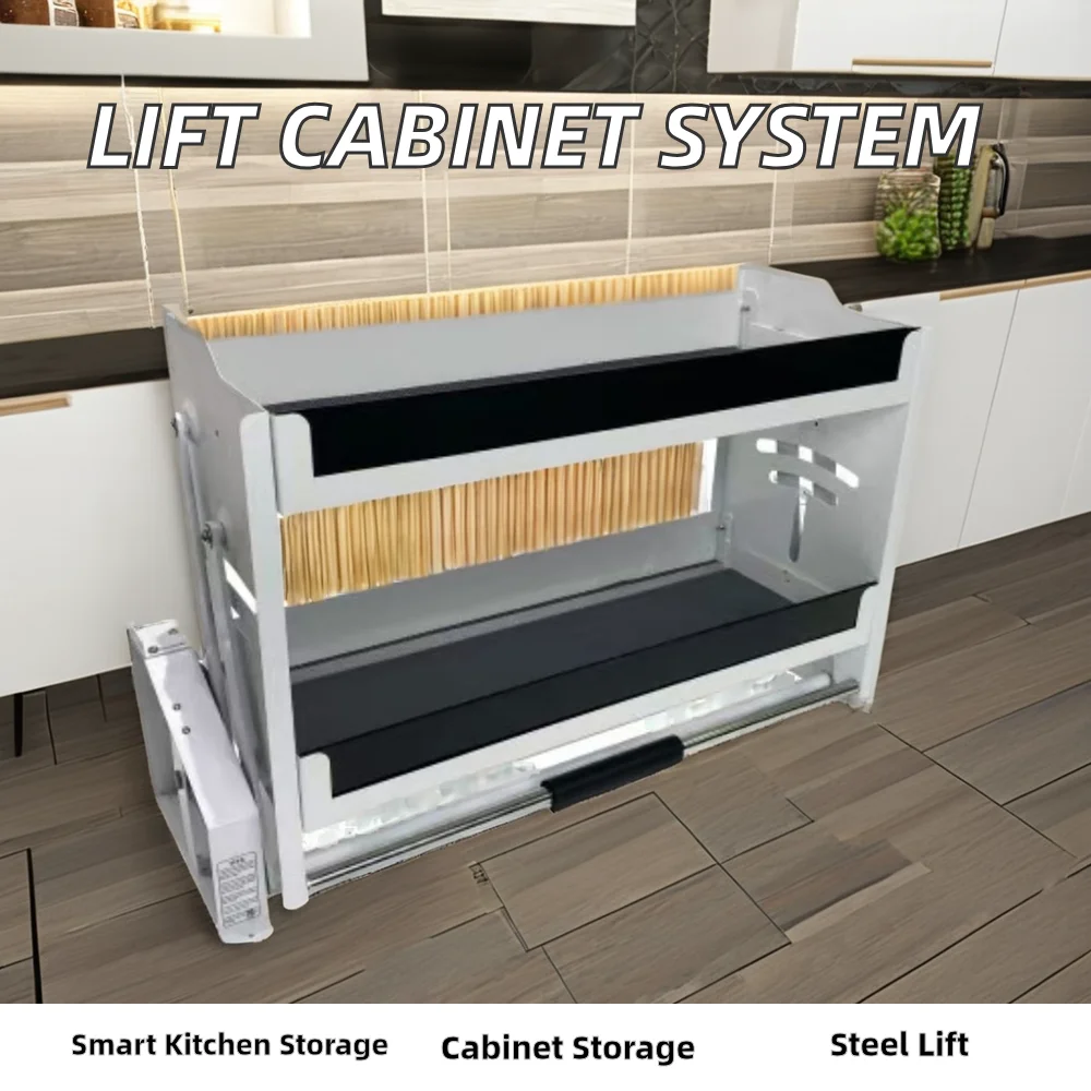 Modern Design Steel Kitchen Cabinet Elevator Pull-Down Lift System with ...