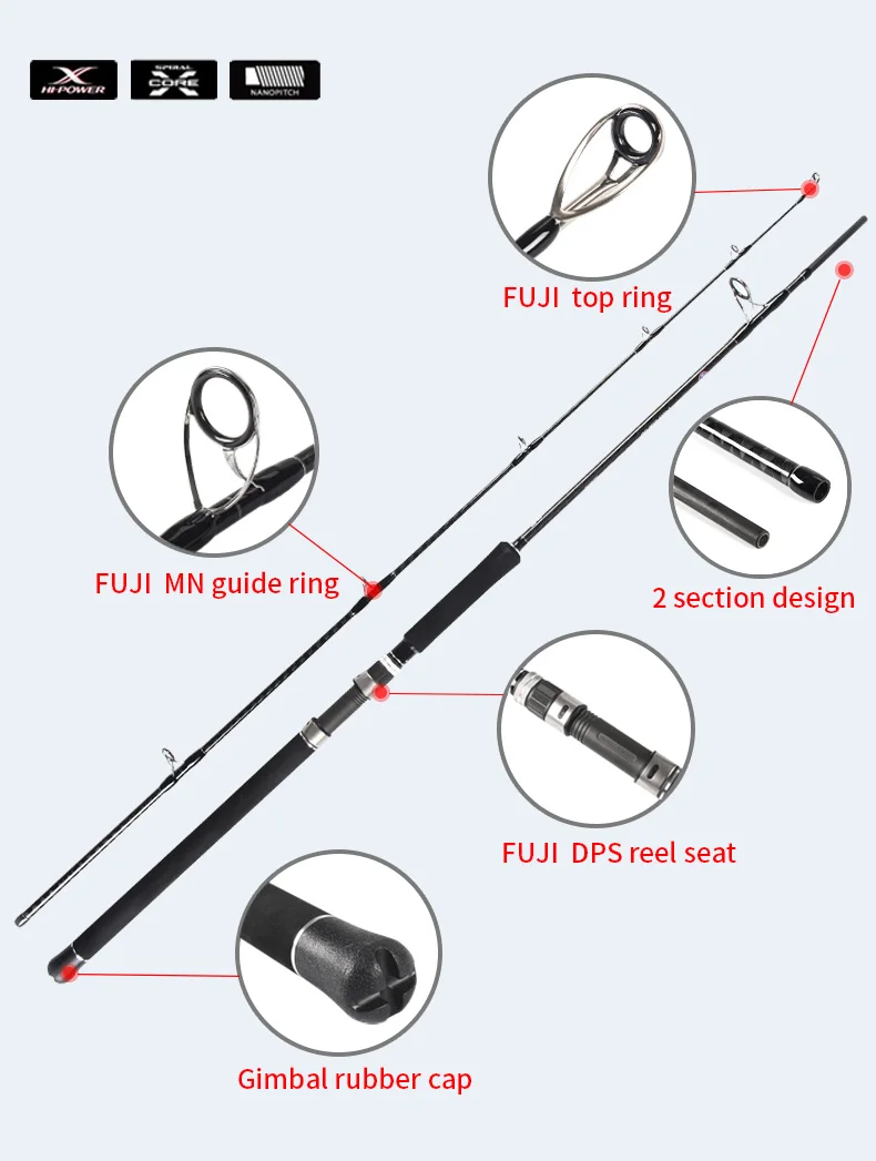 Mad Mouse Popping Rod - Premium Carbon Fiber Fishing Rod