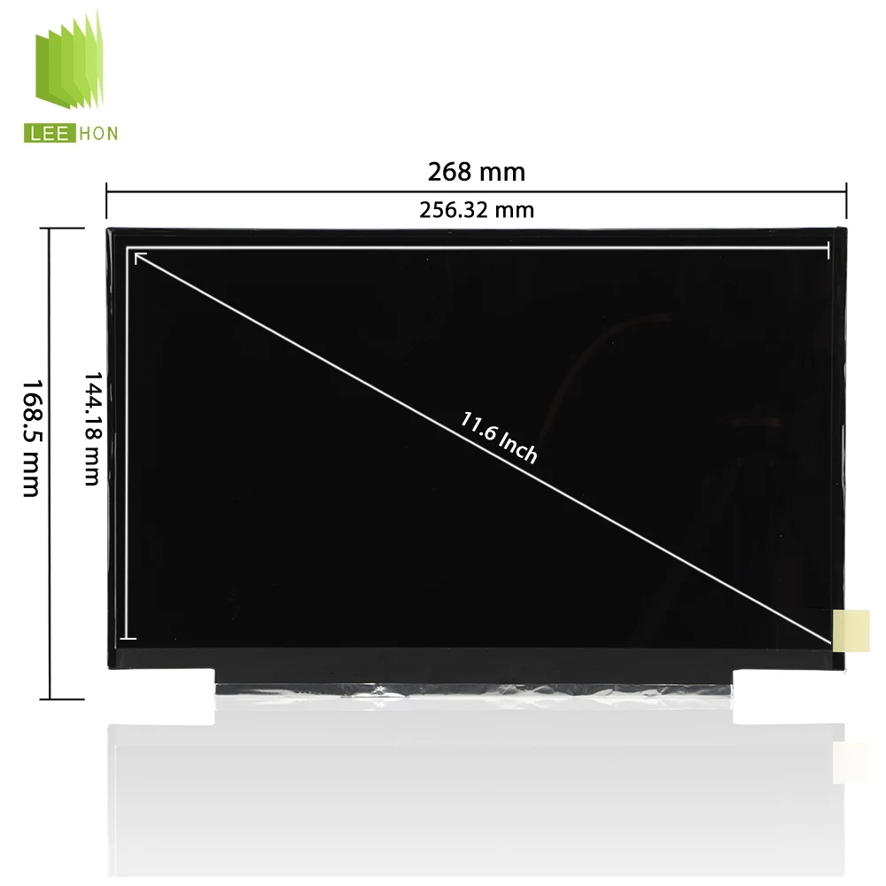 Original AUO 11.6 Inch TFT LCD Display 1920x1080 Industrial Automation Production Line Control ...