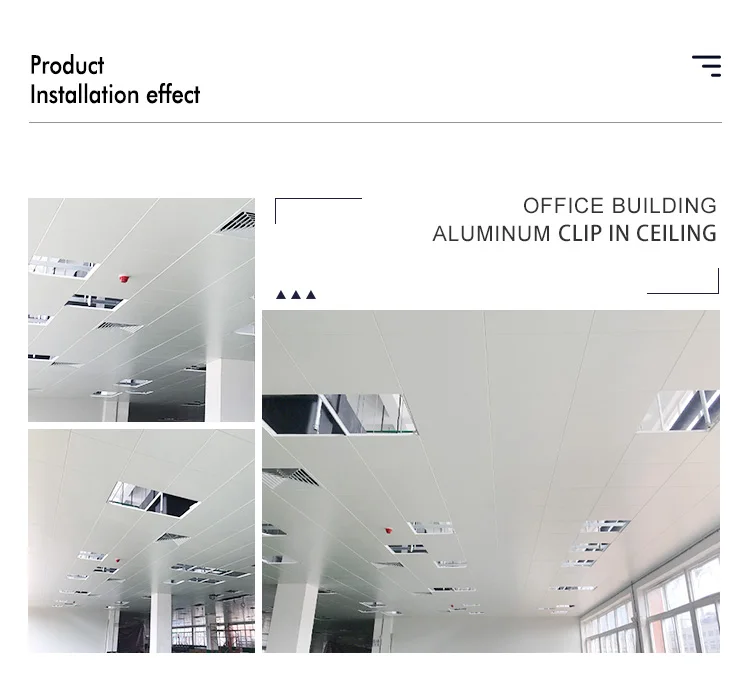 Factory Custom Modern Decorative Aluminum Led Mount Ceiling Integrated ...