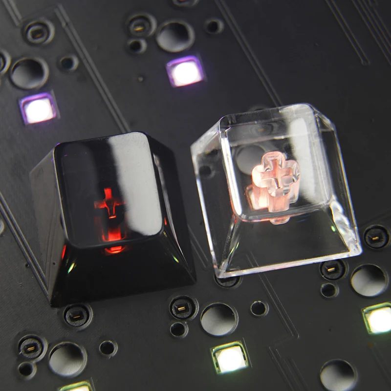 PC Translucent Material Mechanical Keyboard R1-R4 Keycaps