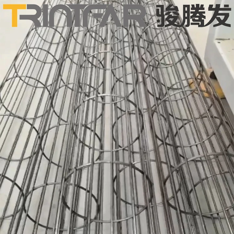 TRINTFAR Filter Bag Cage Making Machine CNC Filter Cage Welding Machine Automatic Steel Wire ...