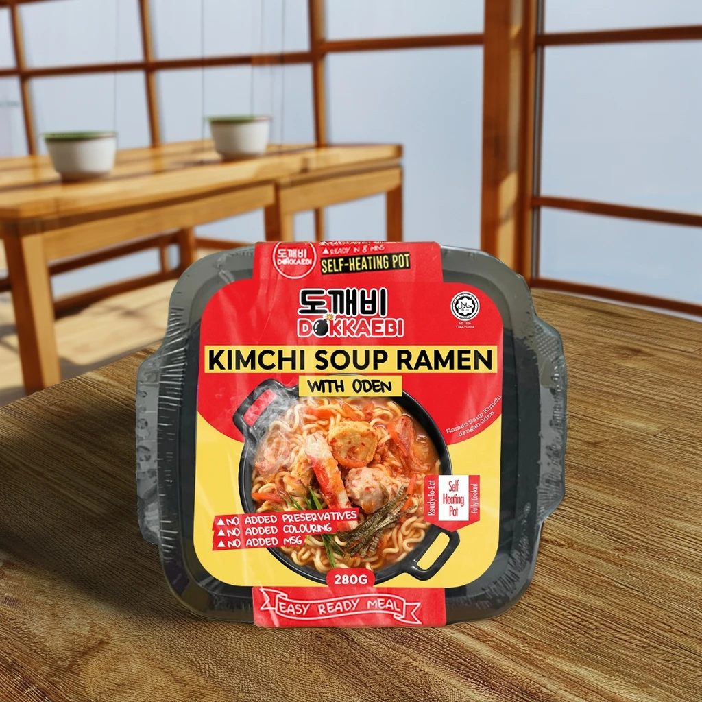Korea Dokkaebi Dakgalbi Ramen Self-Heating Hot Pot Deliciously Spicy ...