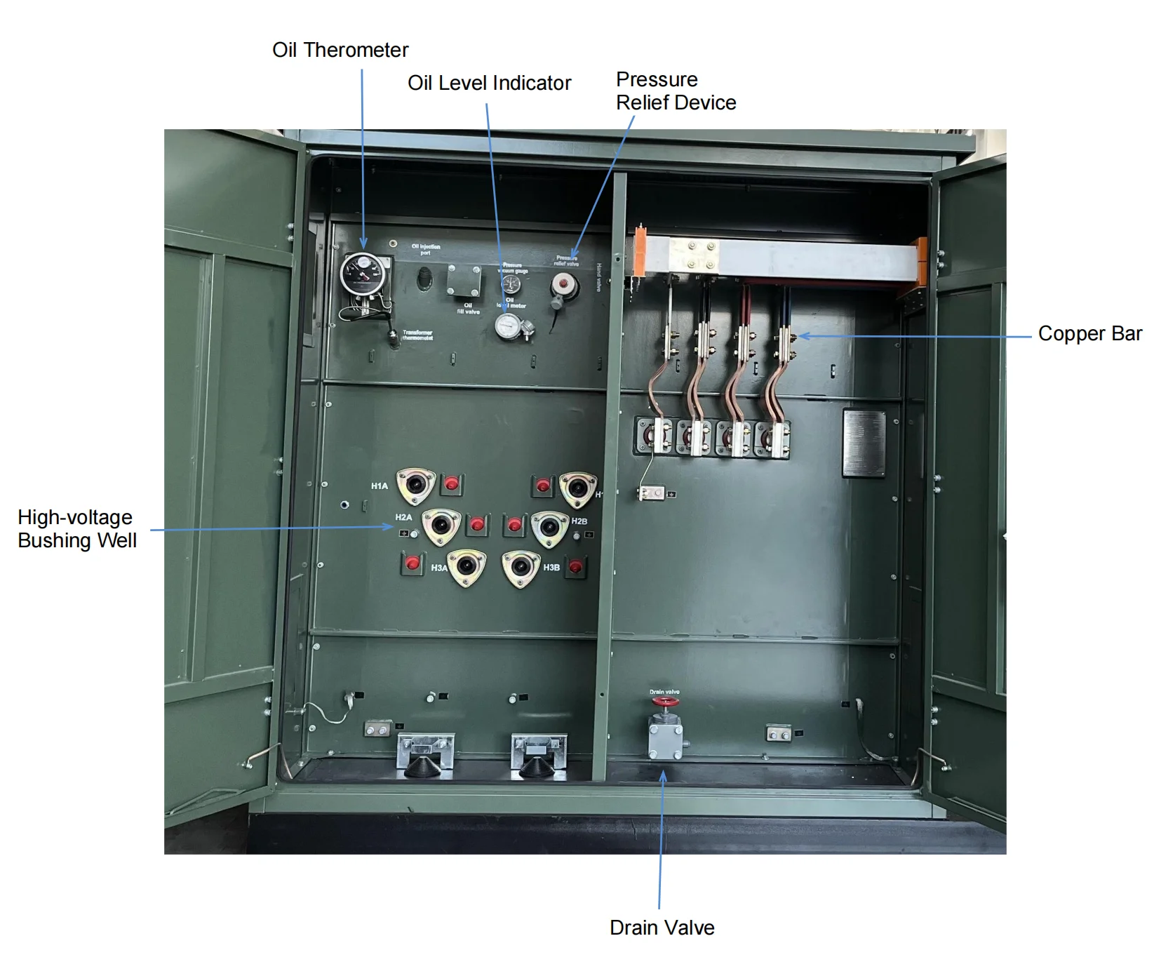 3 Phase Electrical Pad Mount Transformer - 750kva to 2000kva