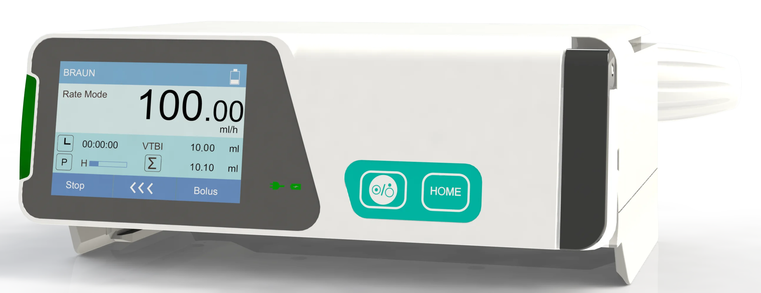 Medical Electronic Automatic Infusion Pump Fluid Volumetric Syringe ...