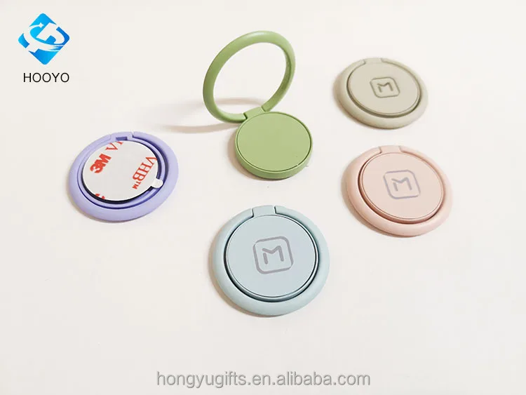 Blank Metal Colorful Finger Ring Cell Phone Stand Universal 360 Degree ...