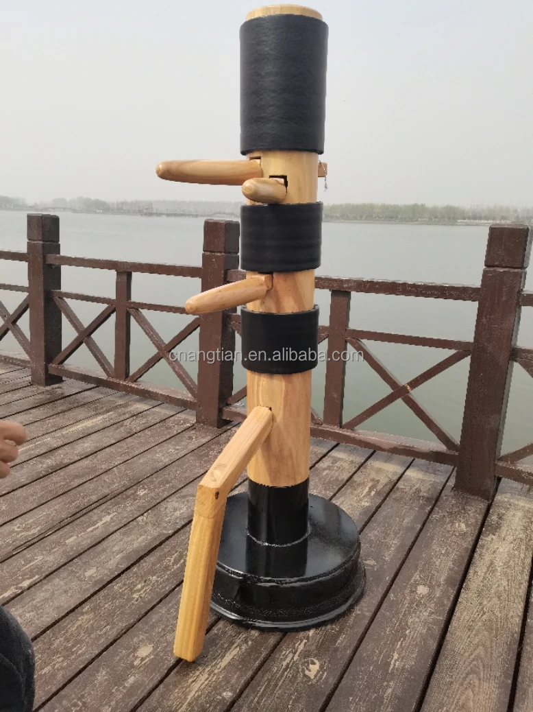 Angtian Factory Freestanding Kung Fu Wing Chun Wooden Dummy Martial ...