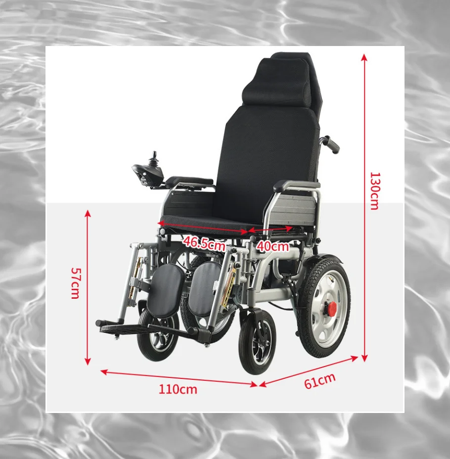 Multifunctional Adjustable Folding Electric Wheelchair