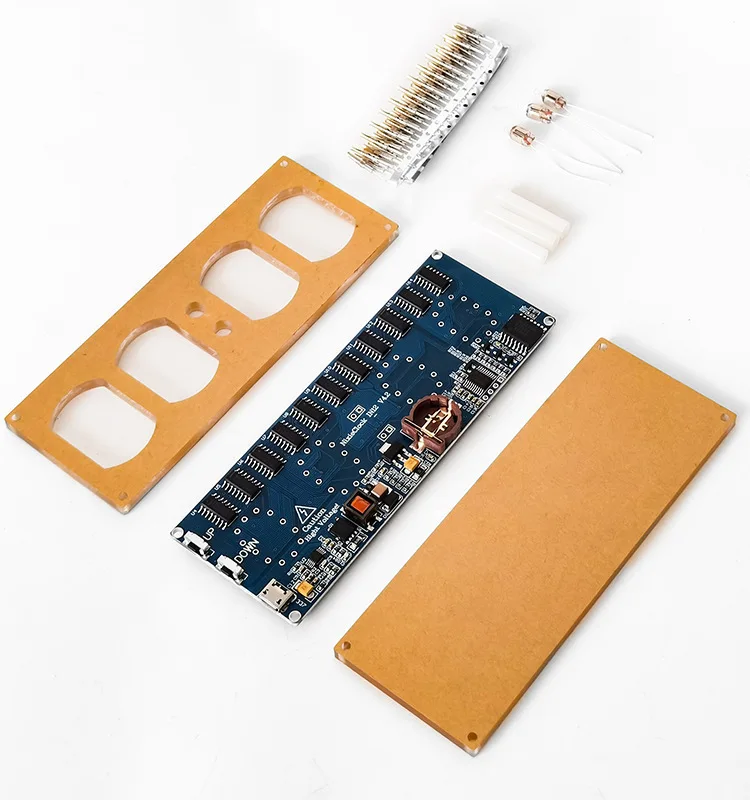 Nixie Tube Micro Usb 5v 1a Digital Led Clock Circuit Board Pcba In12 In ...