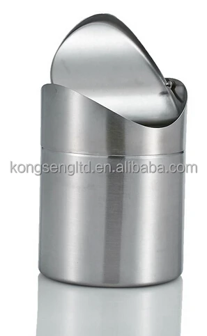 Stainless Steel Table Waste Bin Table Top Dust Bin - Buy Table Waste ...