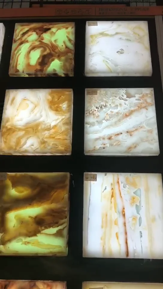 Factory Price Artificial Translucent Stone For Restaurant Ceiling Decor ...