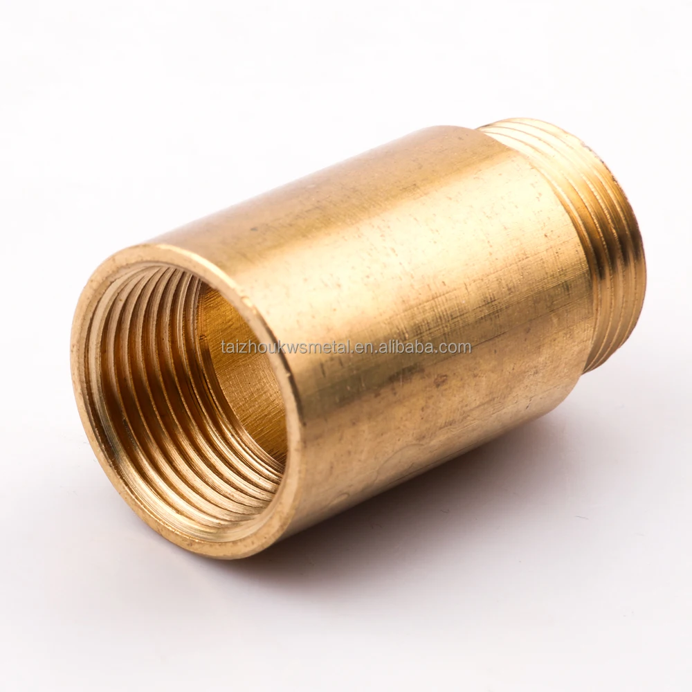 Hexagon Brass Water Meter Connector Dn15 Full Bore Coupling Union - Buy ...
