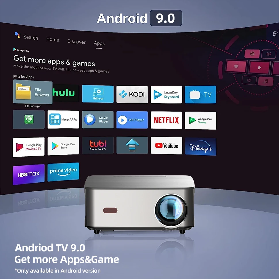 Rigal P1e 4k Display Projector With Optional Auto Focus,Cell Phone With ...