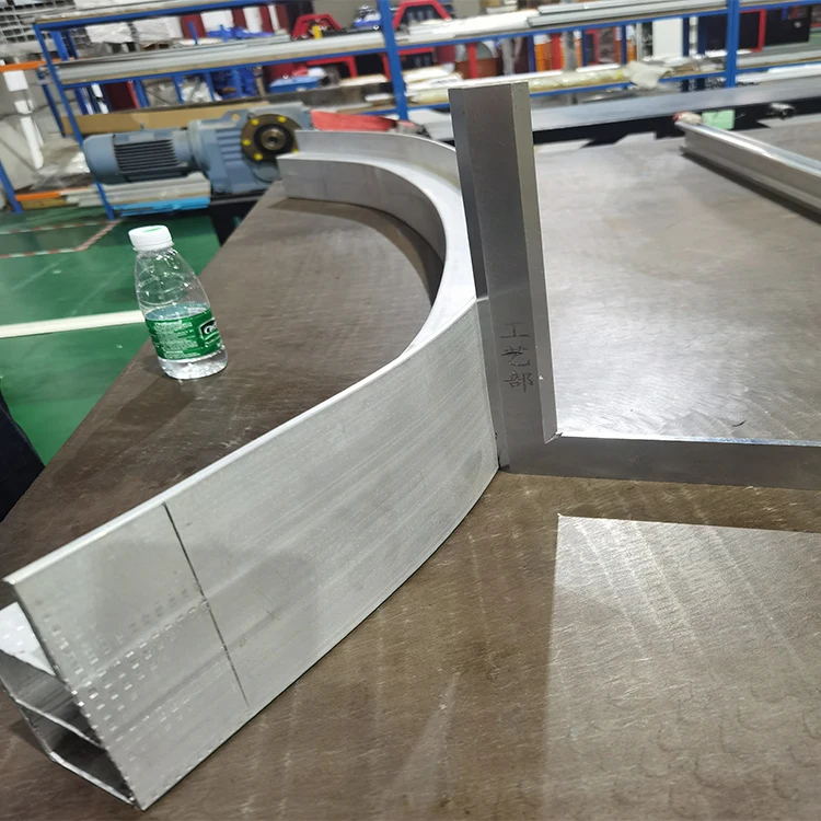 Anodized Bending Aluminum Rail Profile Extrusion for Decorations