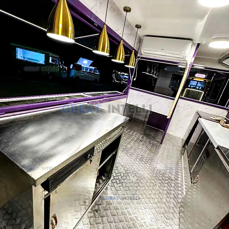 Double Decker Bus Food Truck - Great Intelli Mobile Kiosk