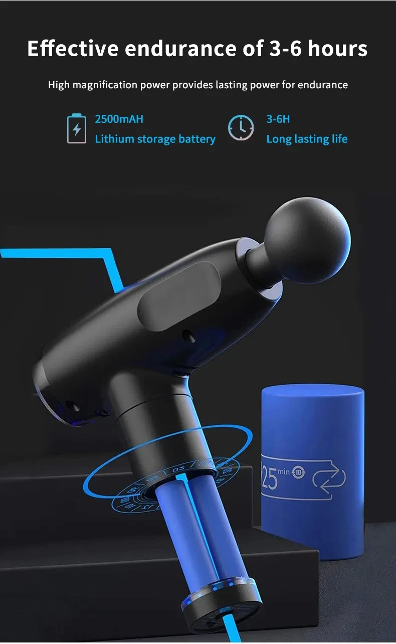 Massager Gun Kit Massage Quality Minimalistic Mini Massagers Fascia ...