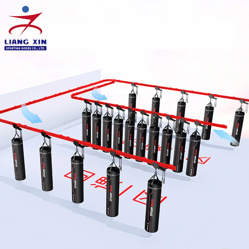 Boxing Rack With Sandbag Rack Heavy-duty Muscle Strength Speed Ball ...