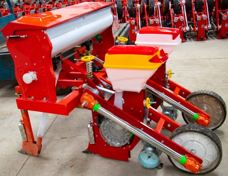 4 Rows Maize Planter for Tractor - Fertilizer Corn Seeder with ...