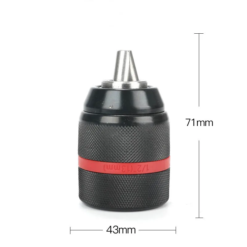 1 Pc Keyless Oneway Hand Drill Chuck 1/2-20unf Mount 2~13mm Self ...