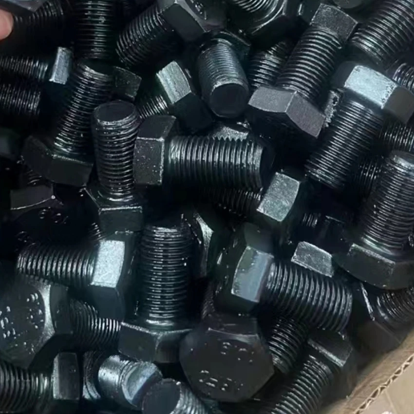 Din 961 Fine Thread Hex Head Bolts Black Grade 8.8 10.9 - Buy Din960 ...