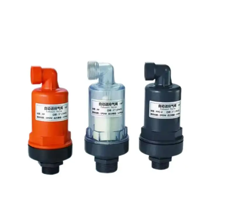 UPVC PP PVC plastic automatic intake and exhaust valve Plastic recharge ...