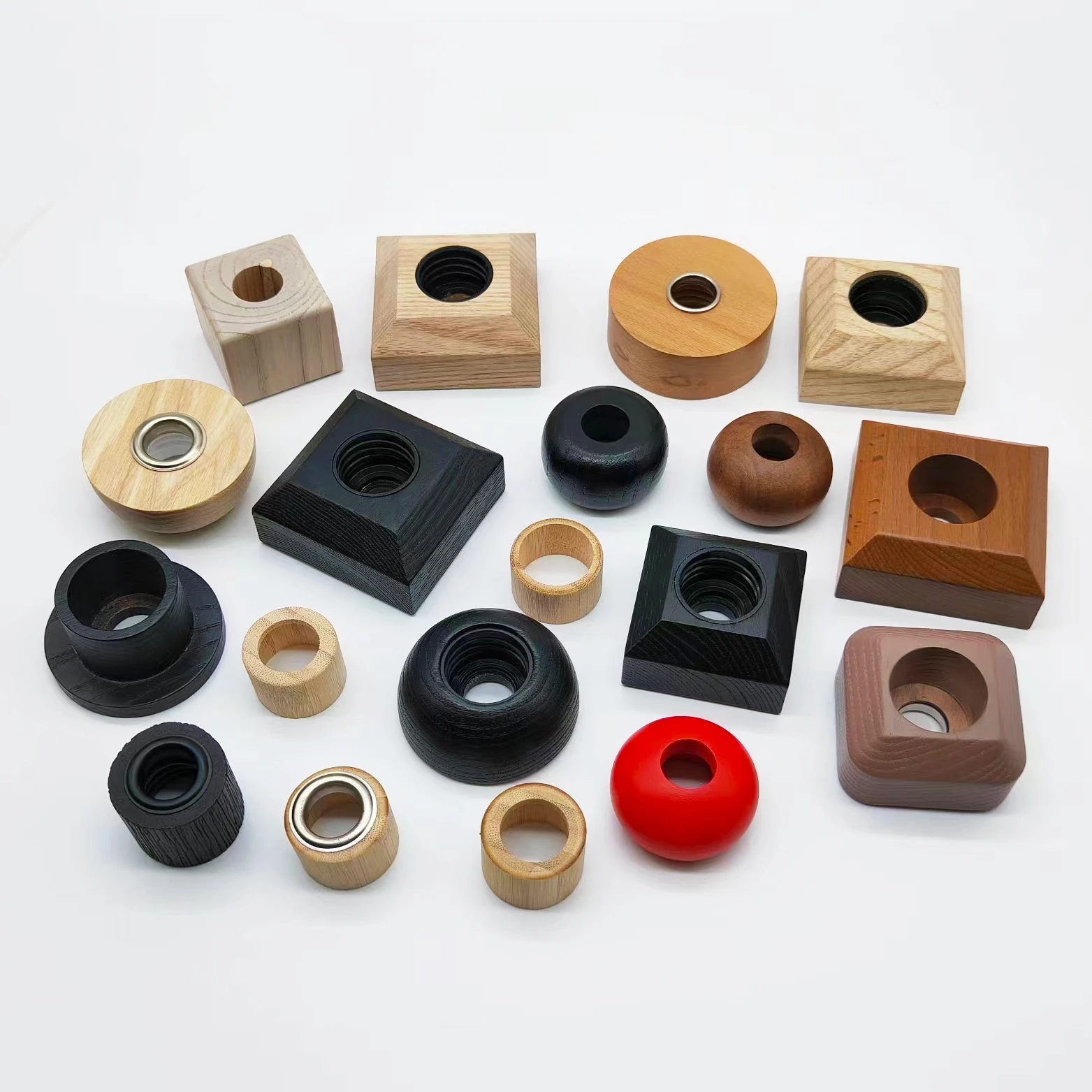 Wholesale Custom Ball Shape Wood Perfume Cap - Biodegradable