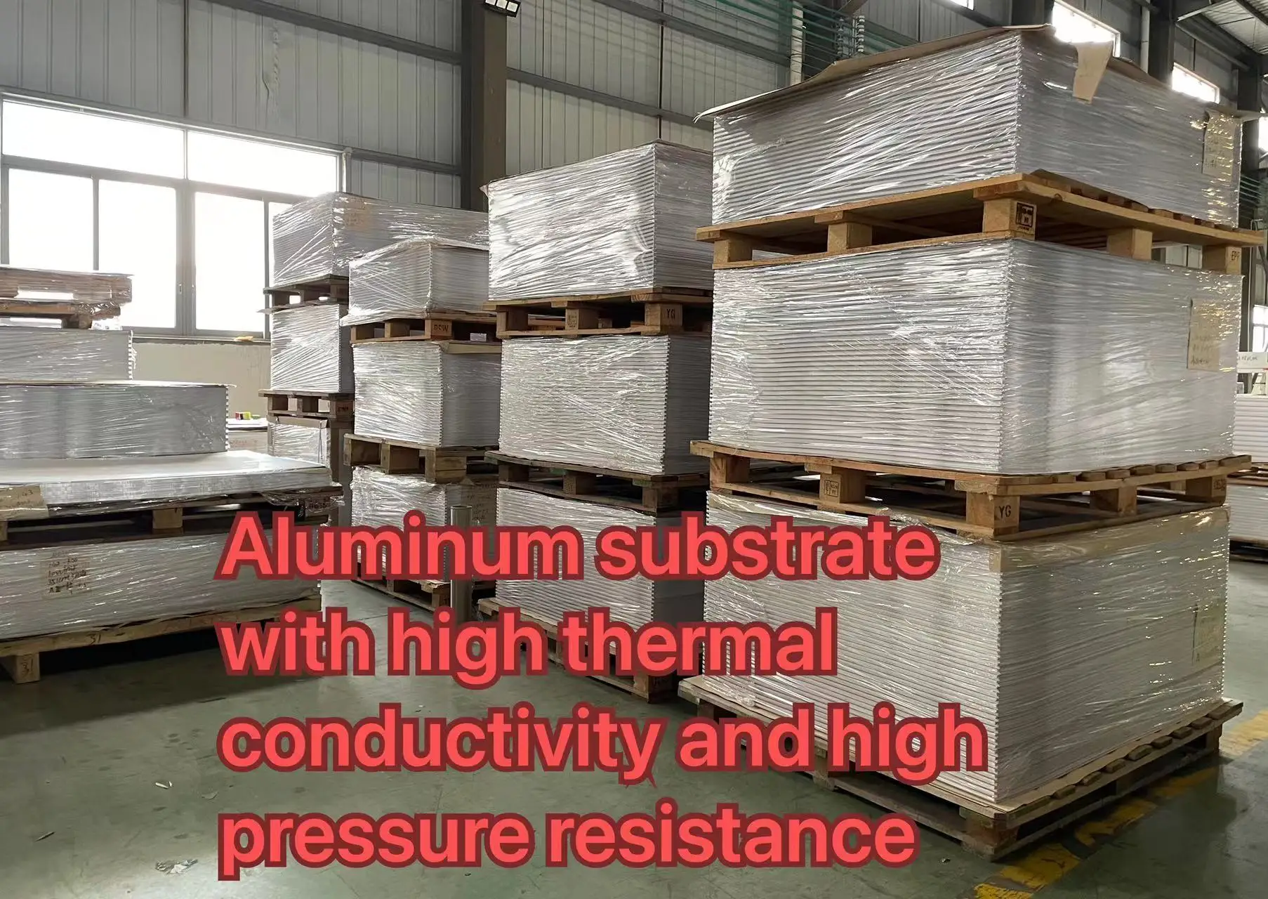 High Thermal Conductivity Aluminum Substrate Sheet / Aluminum Coated ...