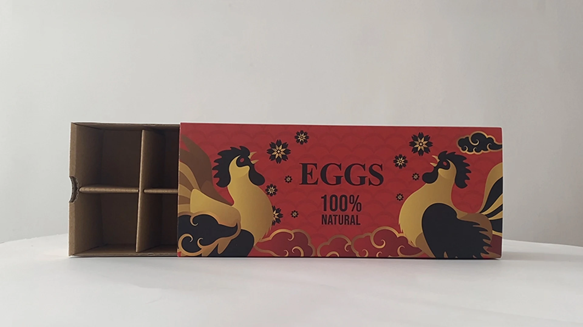 Custom Design Corrugated Storage Paper Egg Cartons For Chicken Eggs ...