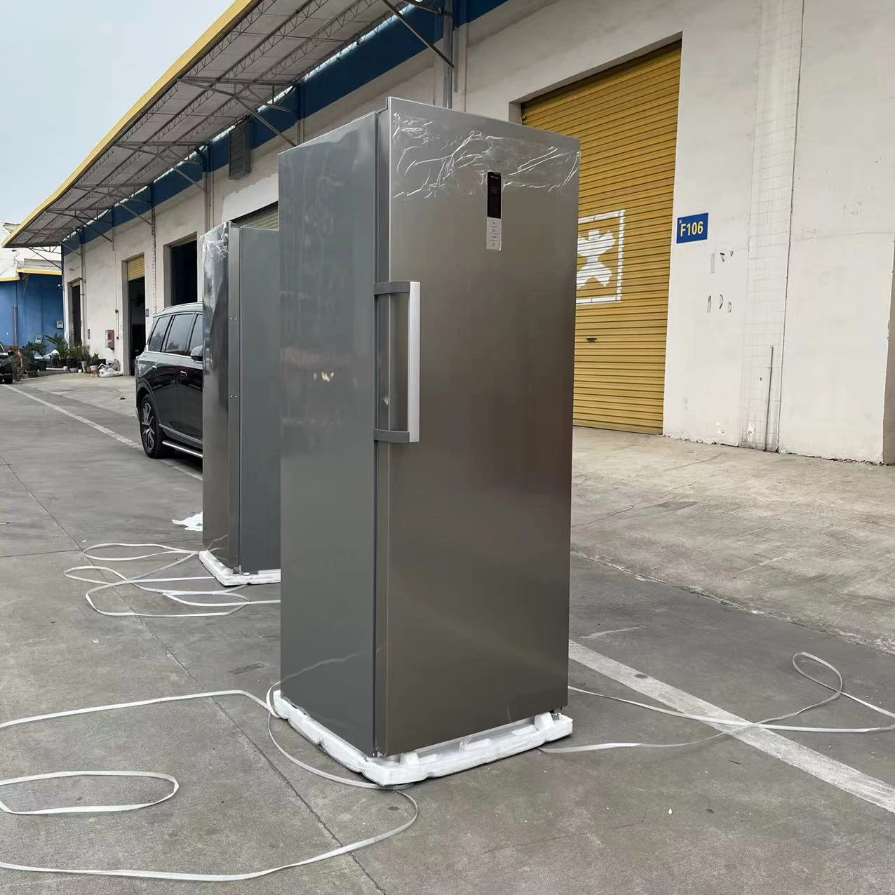 310L Garage Fridge - Energy Efficient Double Door Refrigerator