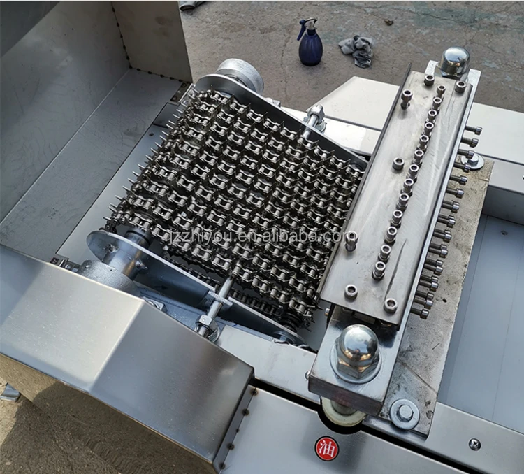 Small Chicken Meat Strip Cutter Ric Block Cutting Machine - Buy Poultry ...