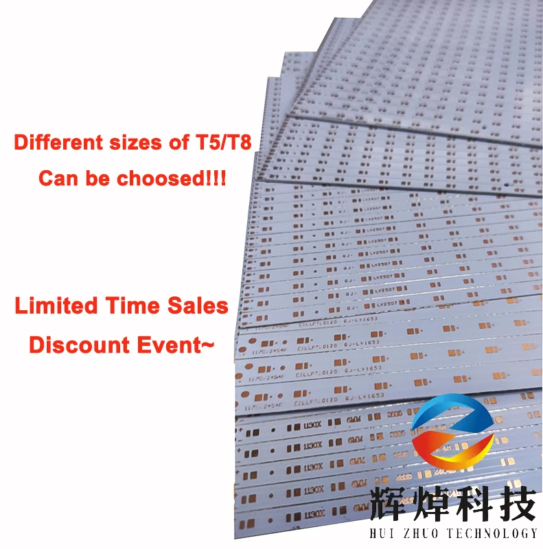 Customized Printed Circuit Board for T5 T8 Lamp with SMD LED