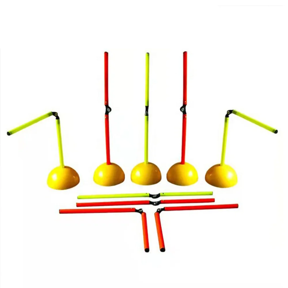 Foldable Soccer Training Agility Poles Football Speed Training Coaching ...