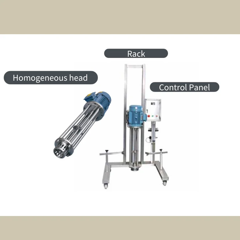 Pneumatic Lifting Homogenizer 50-300l Mixing Machine For Paint Ice ...