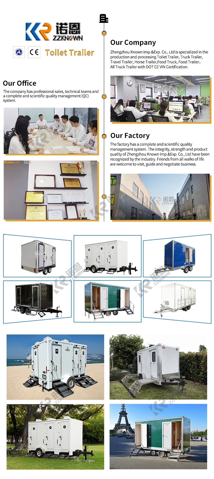 2024 2024 Portable Restroom Toilet Trailers Portable Toilet Mobile ...