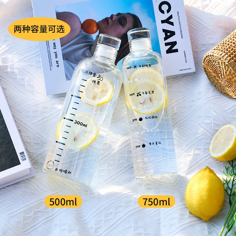 Celine Water Bottle - Reusable Glass for Gym & Gifts
