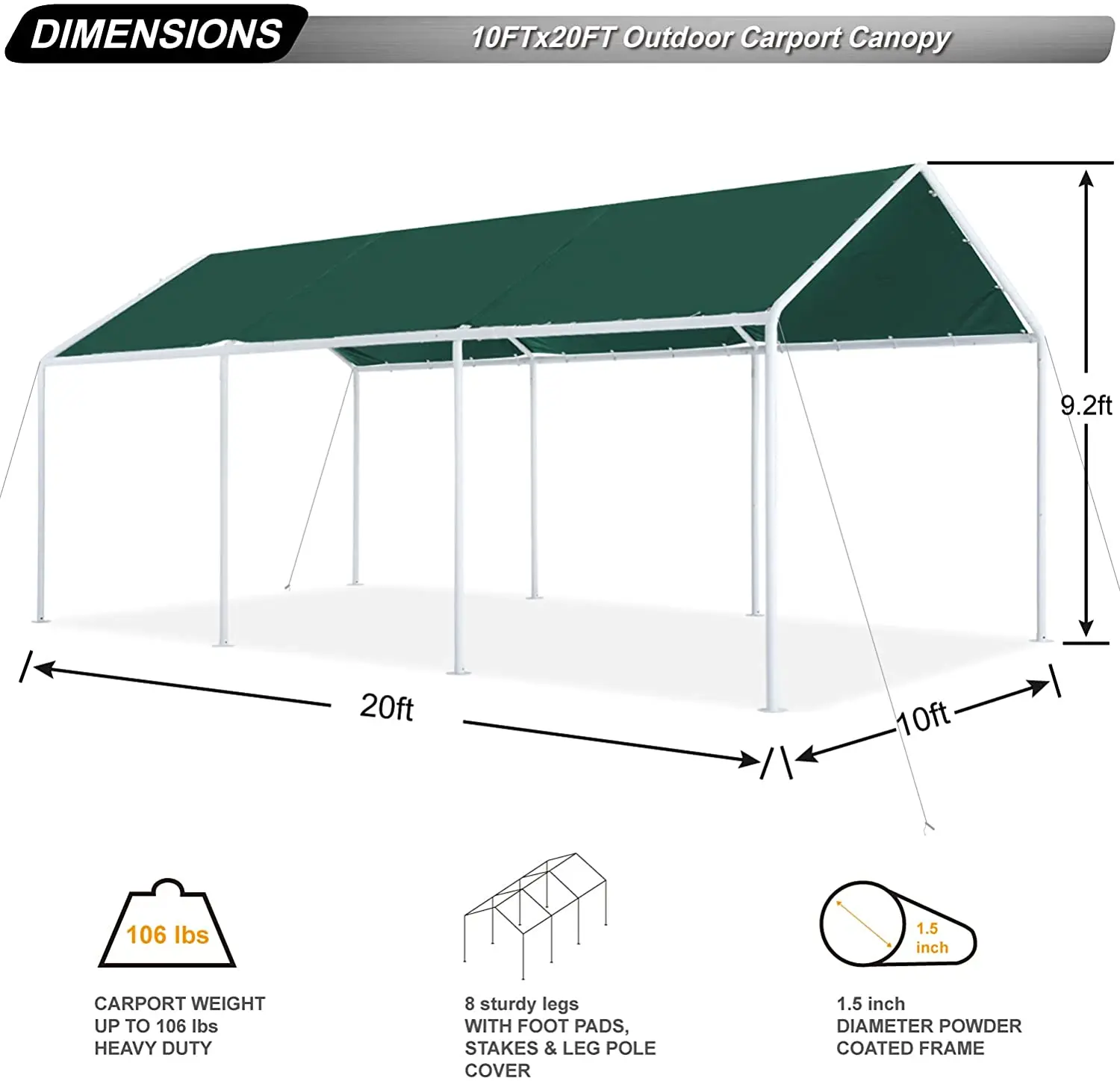 Outdoor Folding Car Cover Garage Portable Car Parking Shed Shelters ...