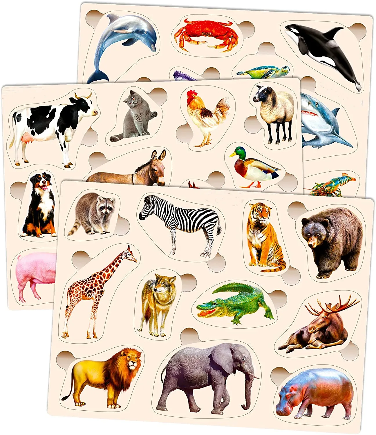 Zoo Animals Toys Sea Jigsaw Puzzles 3d Intelligence Kids Toy - Buy Sea ...