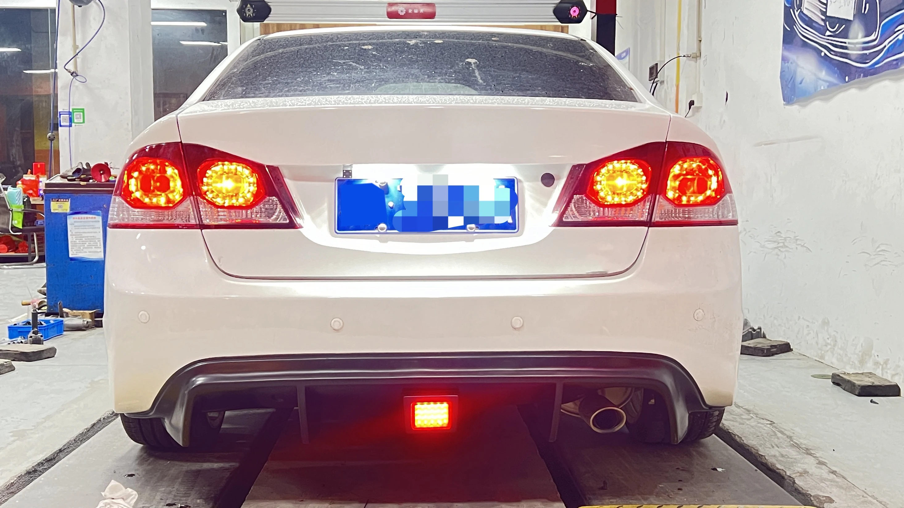 Auto Body S-style Systems Wide Body Kit Pp Car Rear Diffuser Lip Bumper ...