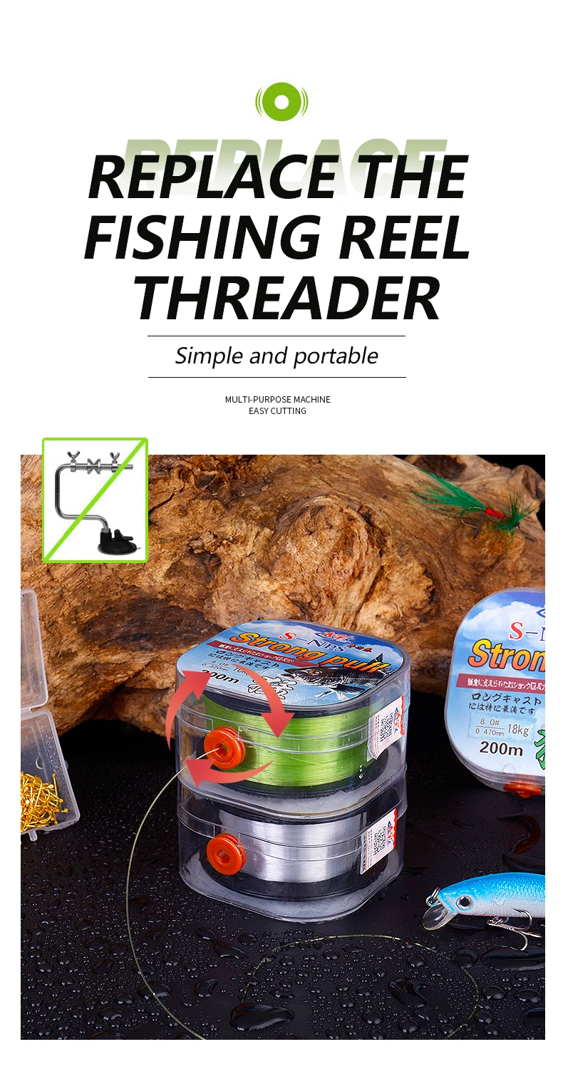 DN 200m Japan Original Nylon Fishing Line - Strong Monofilament