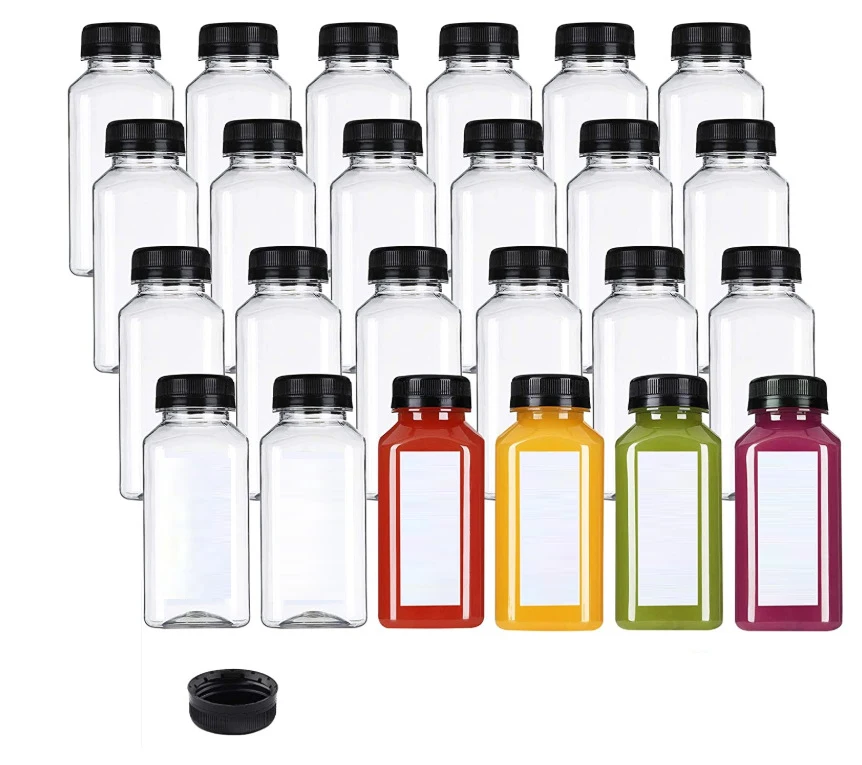 Beverage Juice Smoothie Water Bottles With Cap Empty Bpa Free Pet ...