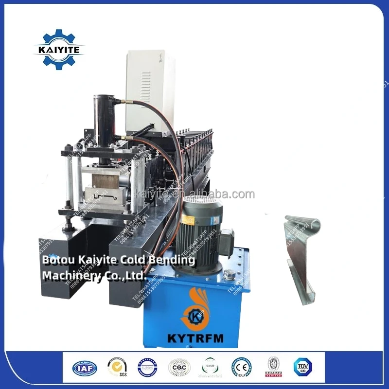 Shutter Door C Channel Side Guide Rail Making Roll Forming Machine Hot ...