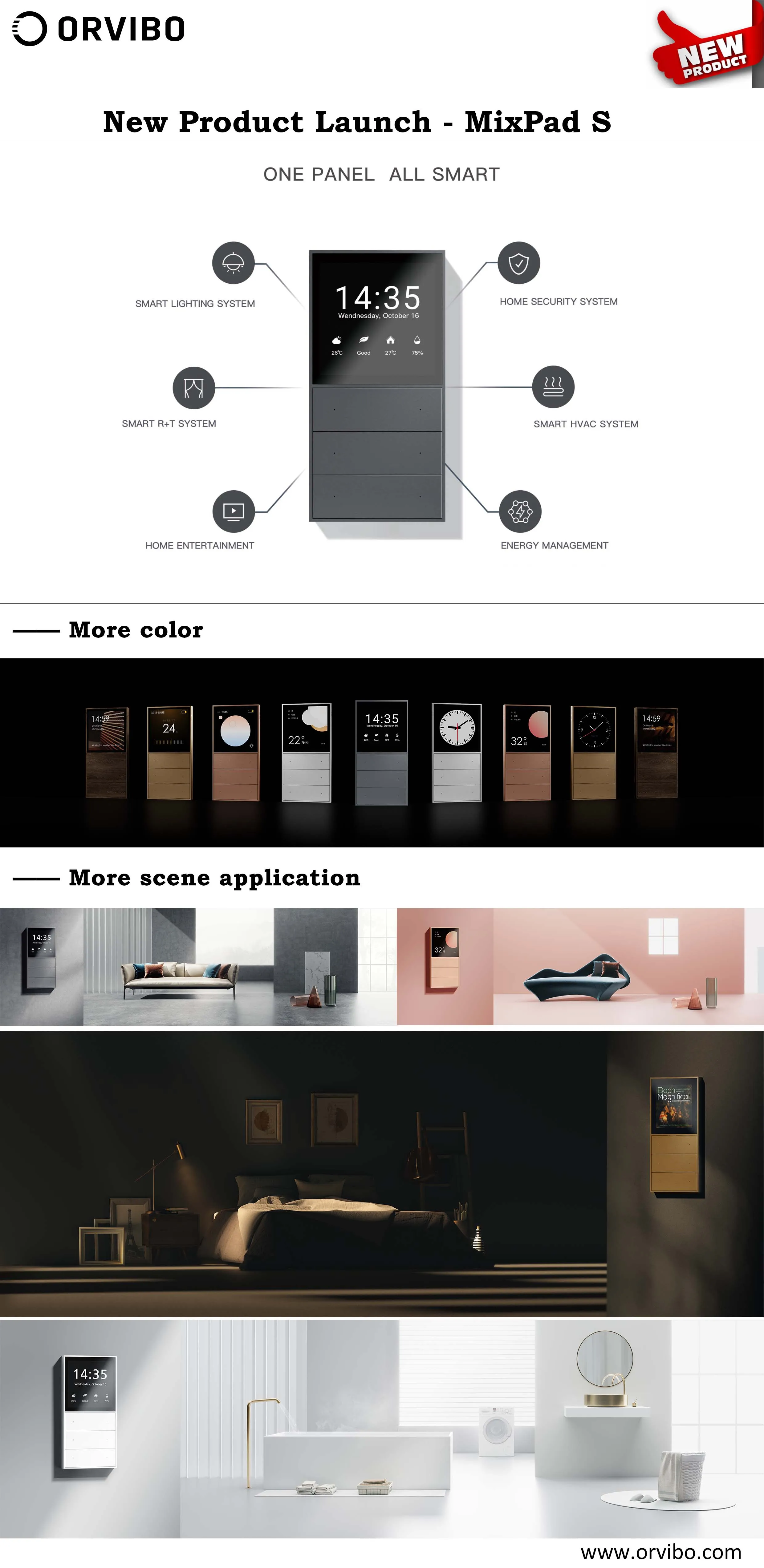 Orvibo Mixpad S - Smart Home Tablet Hub All-in-one Smart Control Panel - Buy Smart Home Hub ...